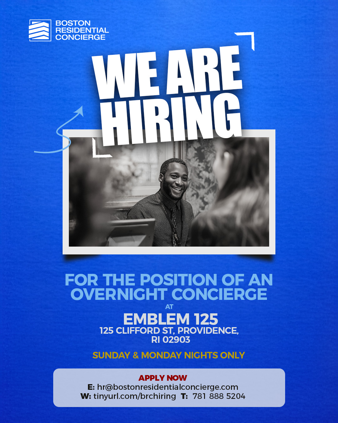Application Form - Boston Residential Concierge